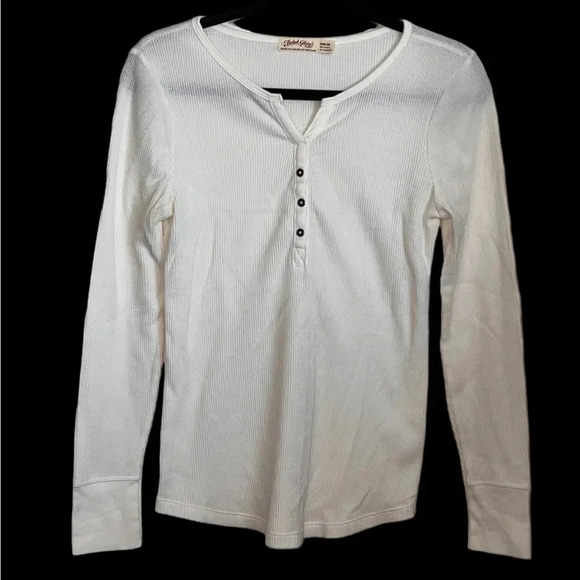 Faded Glory | Tops | Faded Glory Cream Colored Long Sleeve Thermal ...